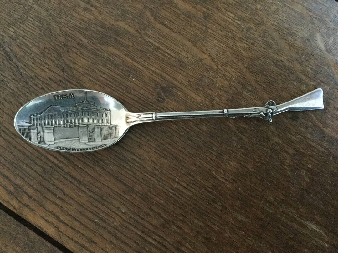 Antique Gorham Sterling Silver Springfield Armory Souvenir Spoon - Etsy