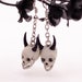 Realistic Human Demon Skull Bone Earrings, Handmade Gothic Jewelry - Etsy