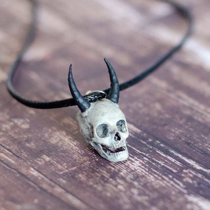 Demon Skull - Etsy