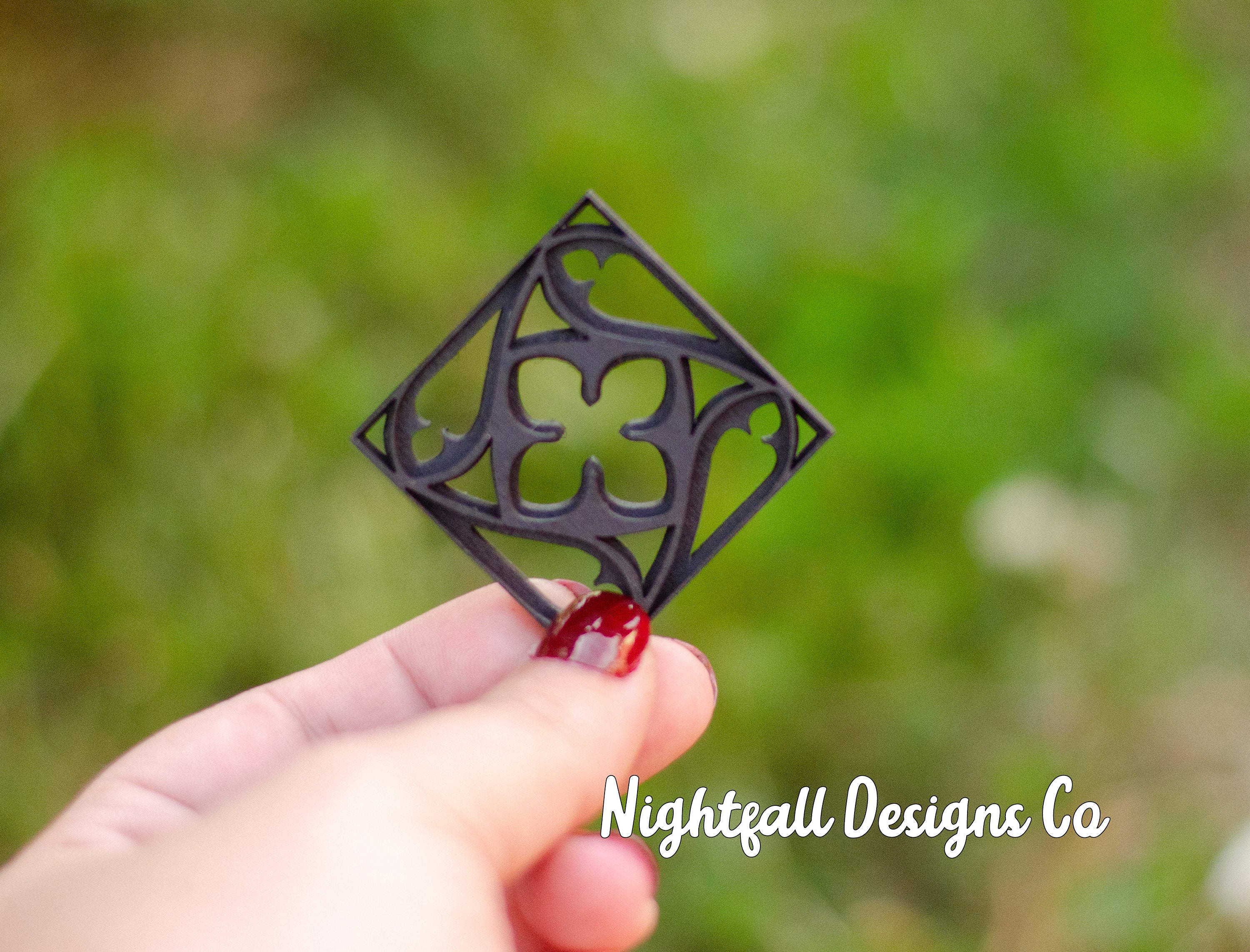 Miniature Gothic Cathedral Window Square Gothic Church - Etsy