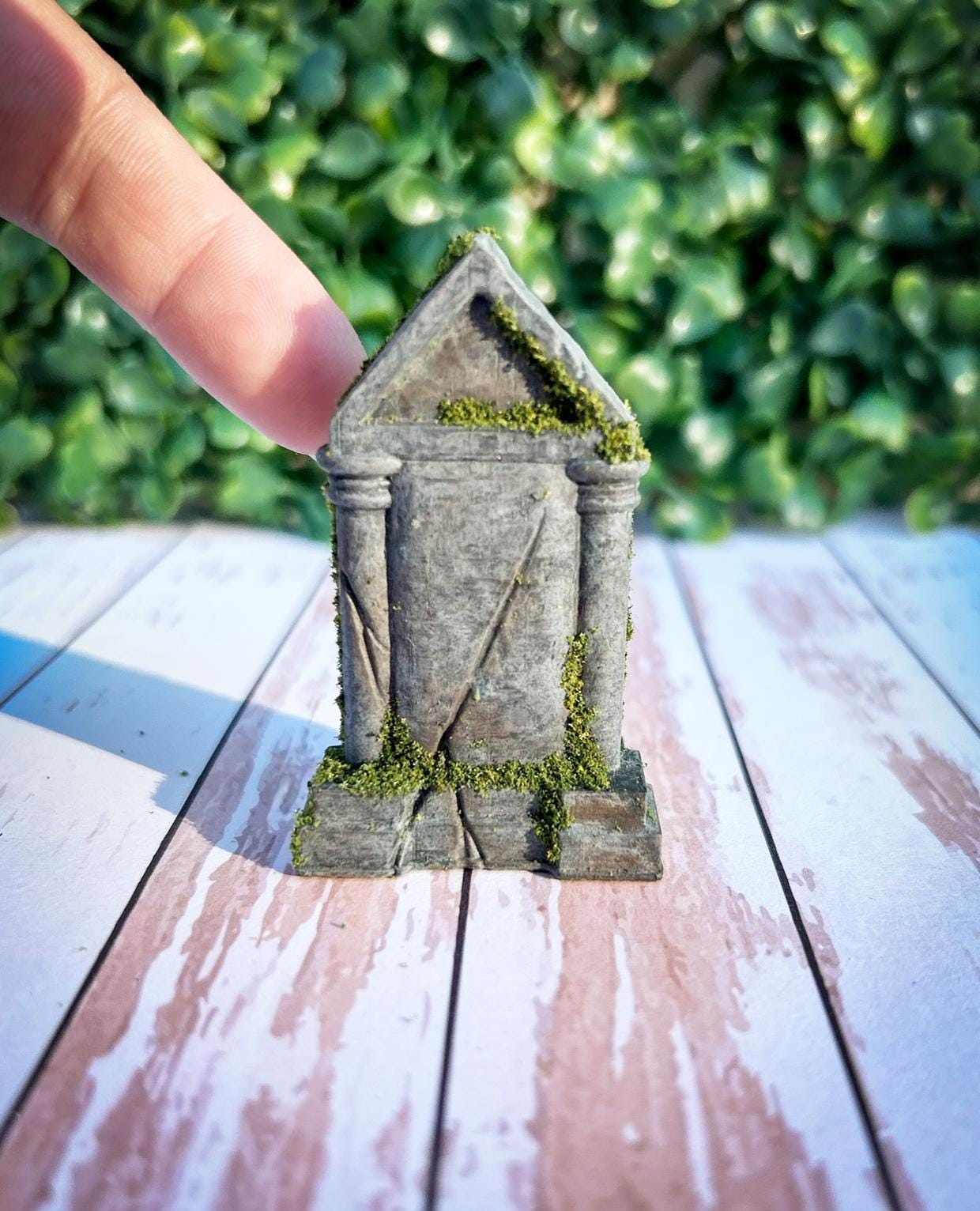 12th Scale Handmade Miniature Tombstone, Cemetery Gravestone, Aged ...