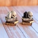 Handmade Miniature Set of Spell Books With Skull and Candles, Mini ...