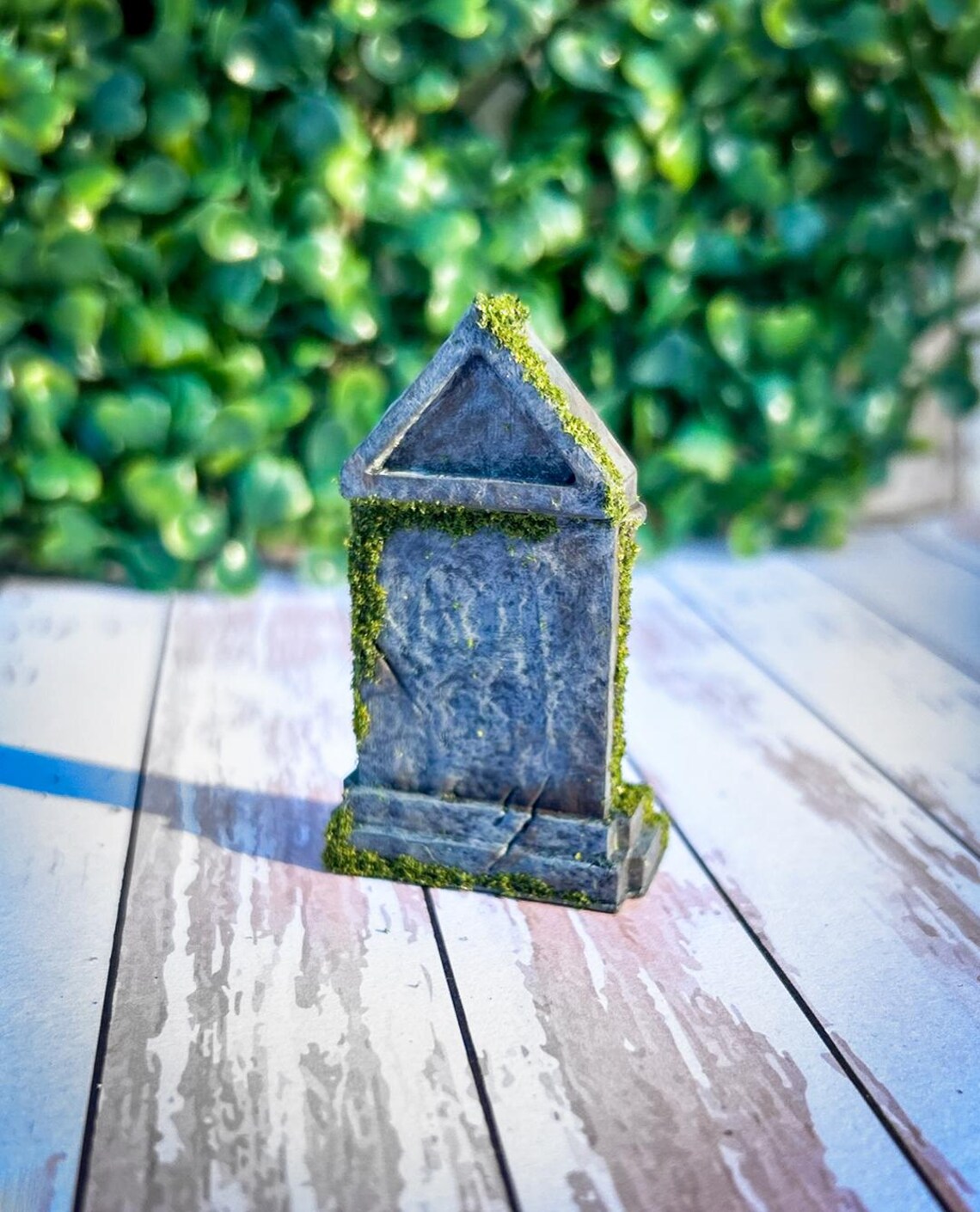 12th Scale Handmade Miniature Tombstone, Cemetery Gravestone, Aged ...