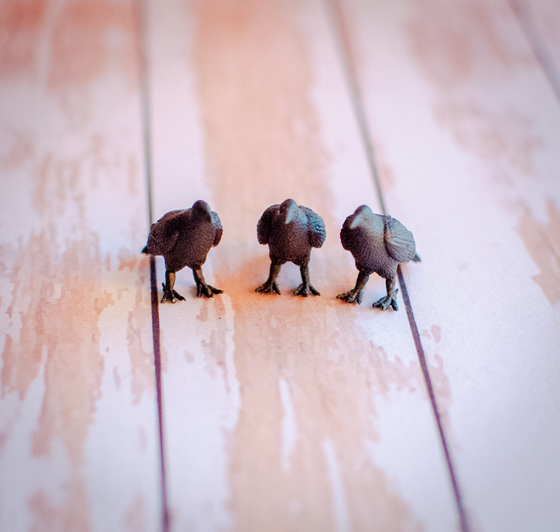 Handmade Miniature Ravens, Mini Set of 2 or 3 Halloween Crows, Style 1 ...