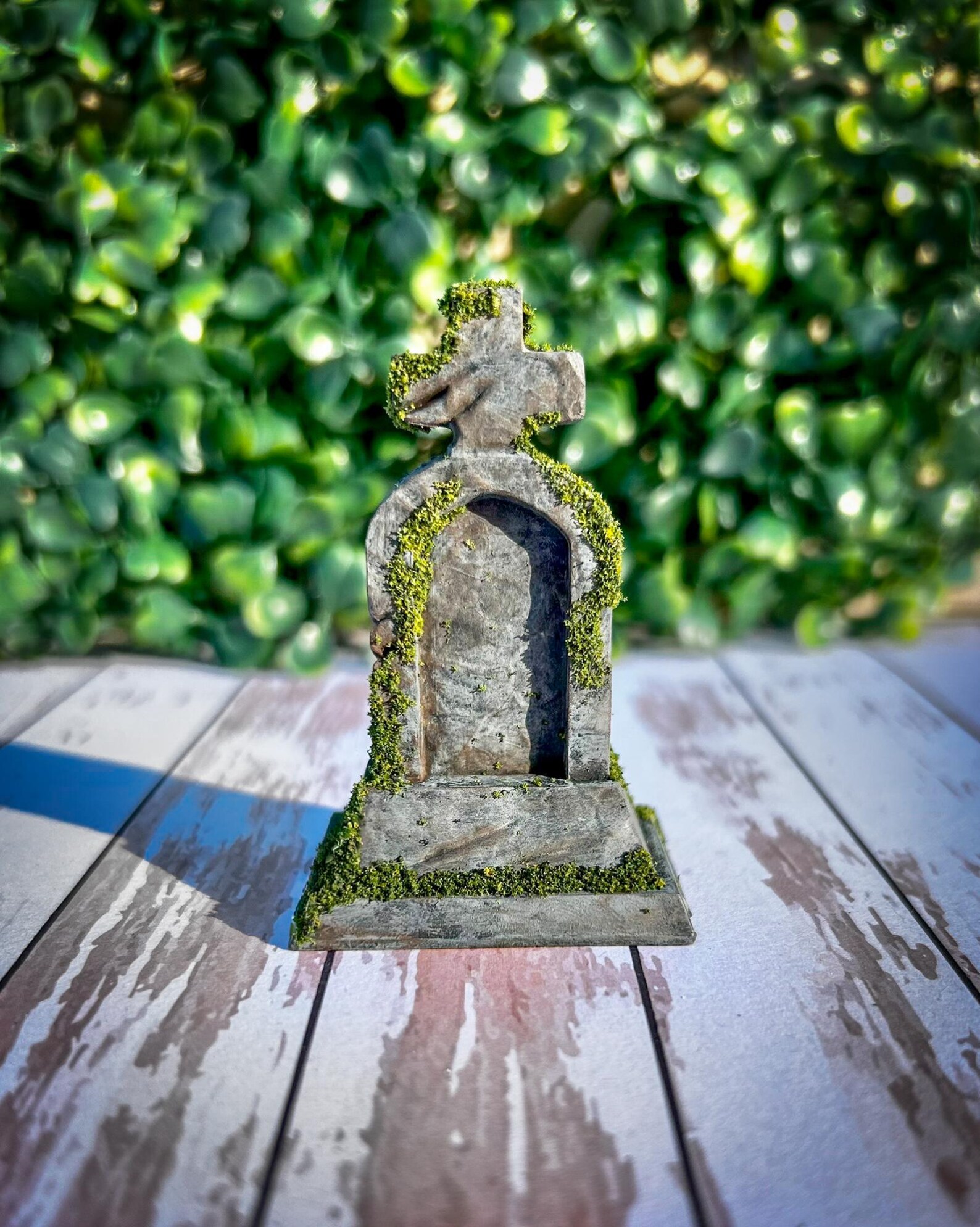 12th Scale Handmade Miniature Tombstone, Cemetery Gravestone, Aged ...