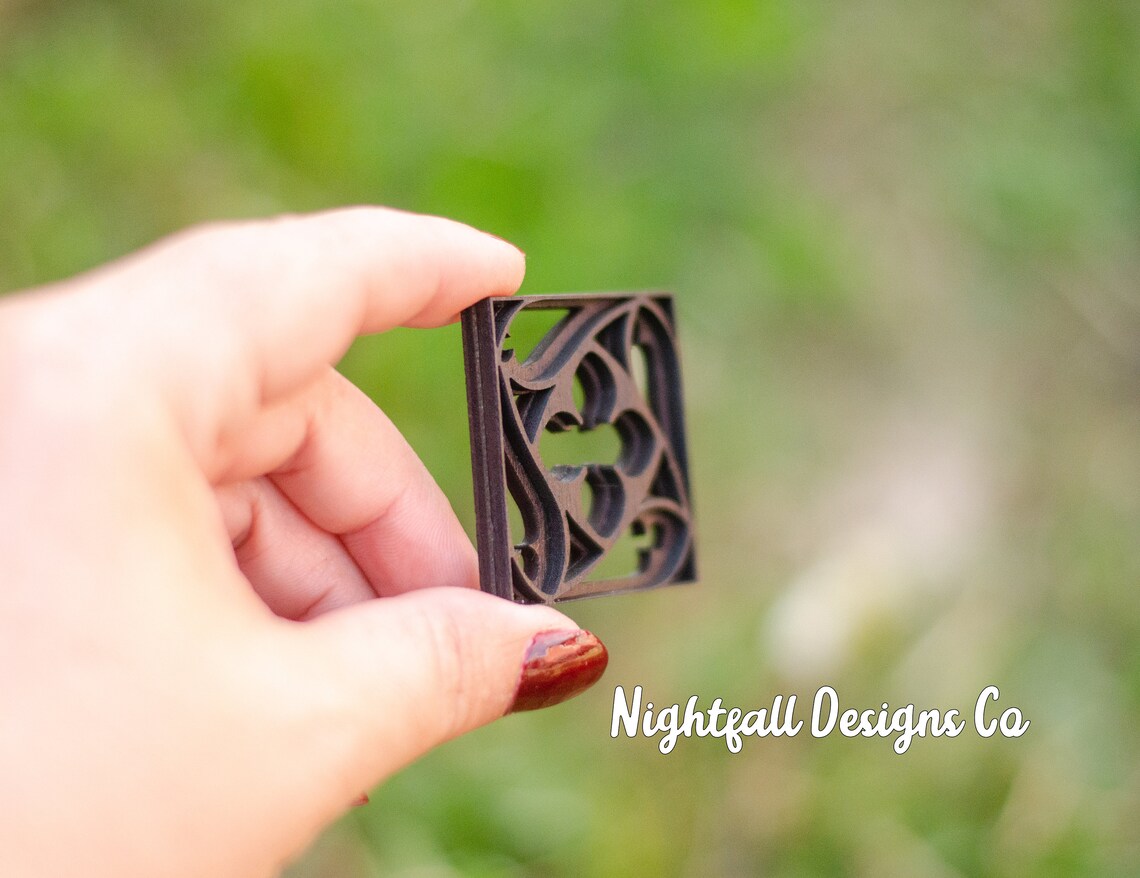 Miniature Gothic Cathedral Window Square Gothic Church - Etsy