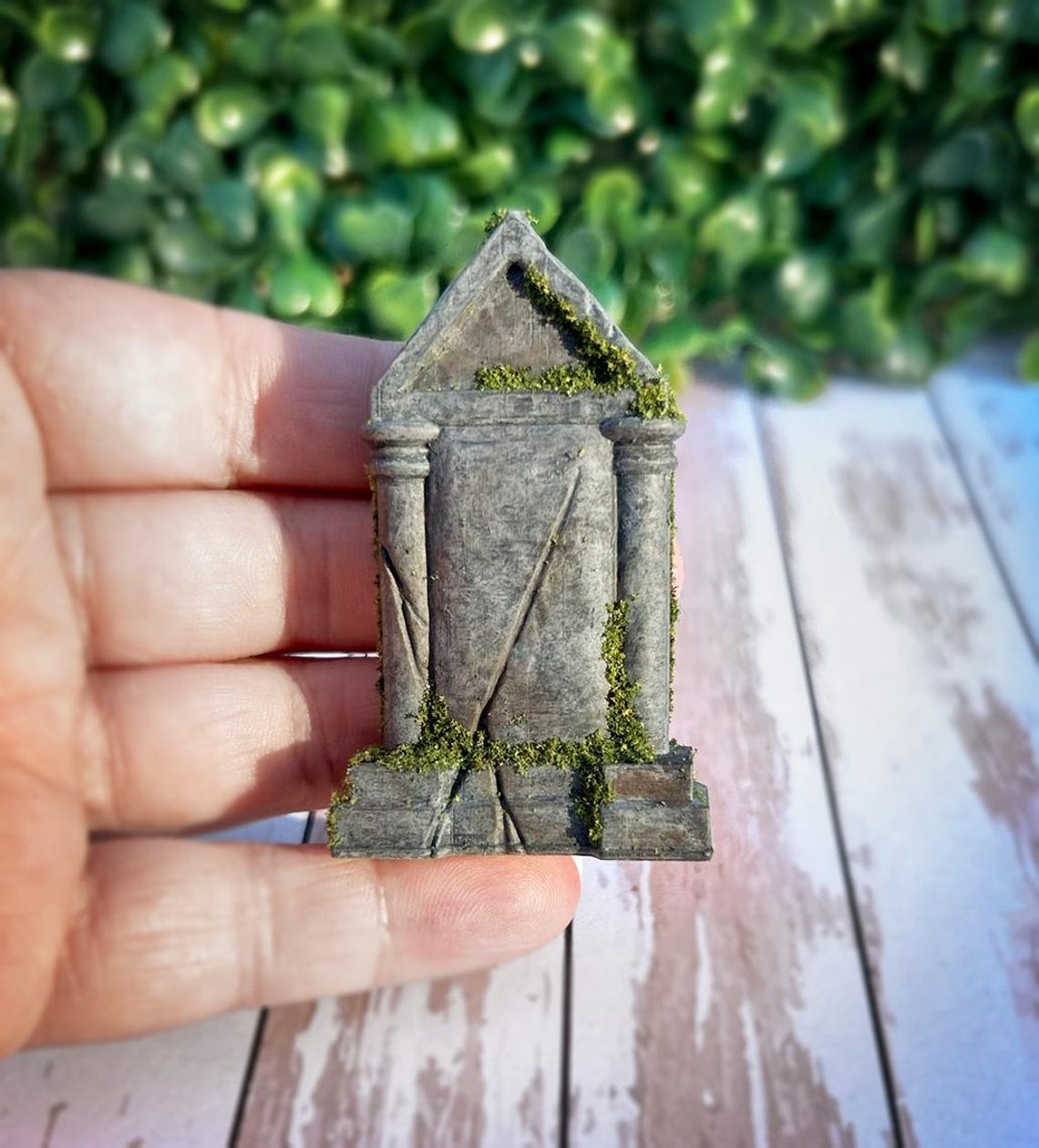 12th Scale Handmade Miniature Tombstone, Cemetery Gravestone, Aged ...
