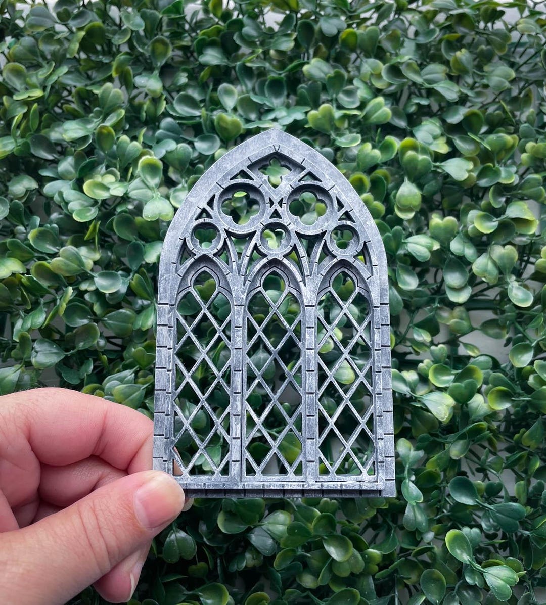 Cathedral 'stone' Gothic Window, Handmade Miniature Medieval Castle ...