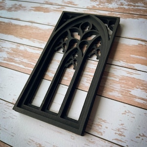 Handmade Miniature Gothic Cathedral Window, Mini Medieval Church ...