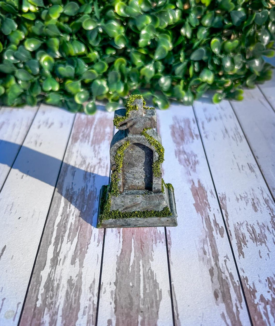 12th Scale Handmade Miniature Tombstone, Cemetery Gravestone, Aged ...