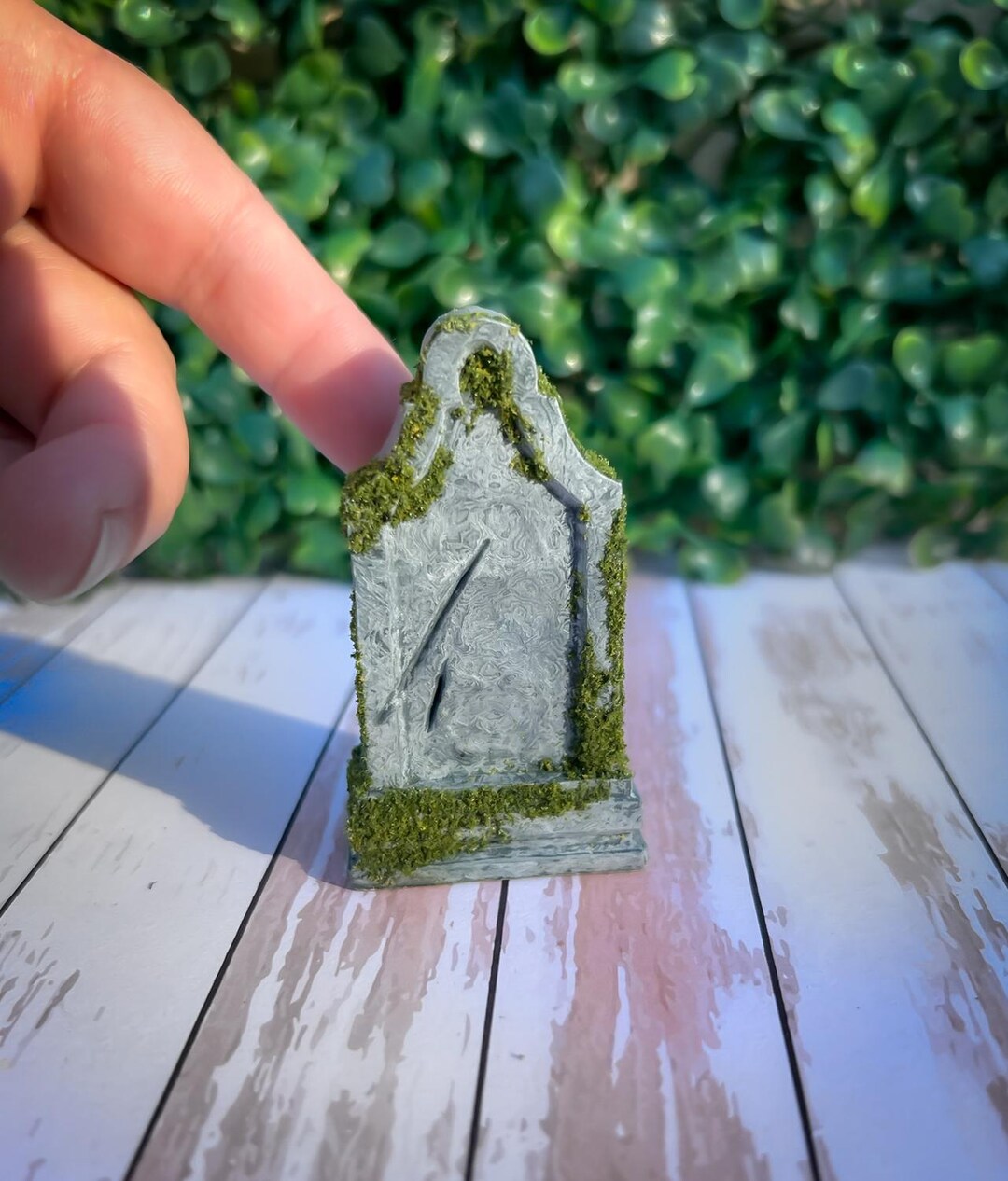 12th Scale Handmade Miniature Tombstone, Cemetery Gravestone, Aged ...