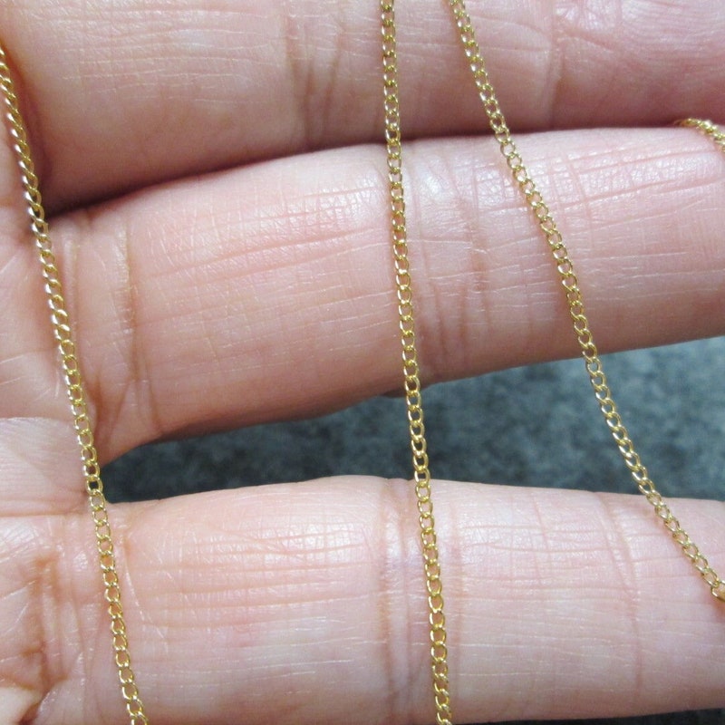 Thin Gold Chain - Etsy