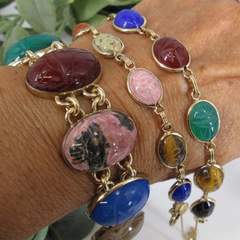 Scarab Bracelet - Etsy