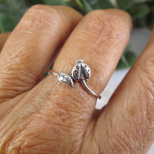 Ladybug Ring - Etsy