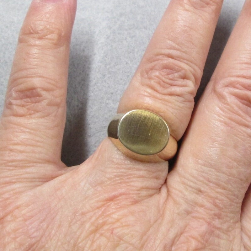 Monogram Ring - Etsy