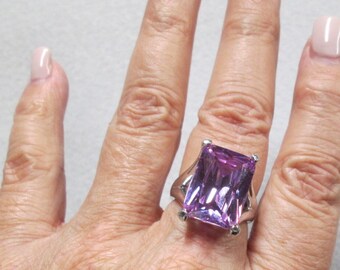 Large Alexandrite Ring | Etsy