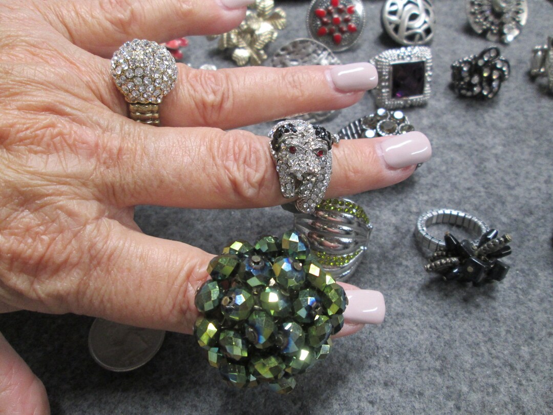 Stretchable Ringsfun & Fabulous Stretch Rings 24 Styles to Choosebold ...