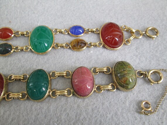 Genuine Scarab Bracelets>Gold Scarab Bracelets,Scarab… - Gem