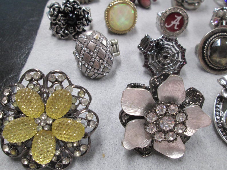 Stretchable Rings>fun & Fabulous Stretch Rings> 24 Styles to Choose ...