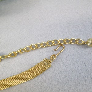 Gold MESH Choker/necklace>vintage Mesh Choker,gold Mesh Choker,chunky ...