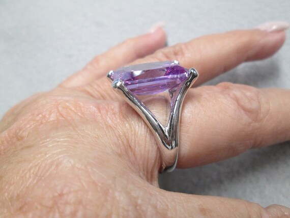 Large Alexandrite/Lilac Amethyst Ring>Alexandrite rin… - Gem