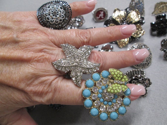 Fun & Fabulous Stretch Rings 24 styles to Choose from | Etsy