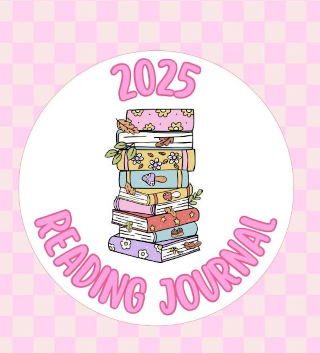EDITABLE 2025 Reading Journal - Etsy