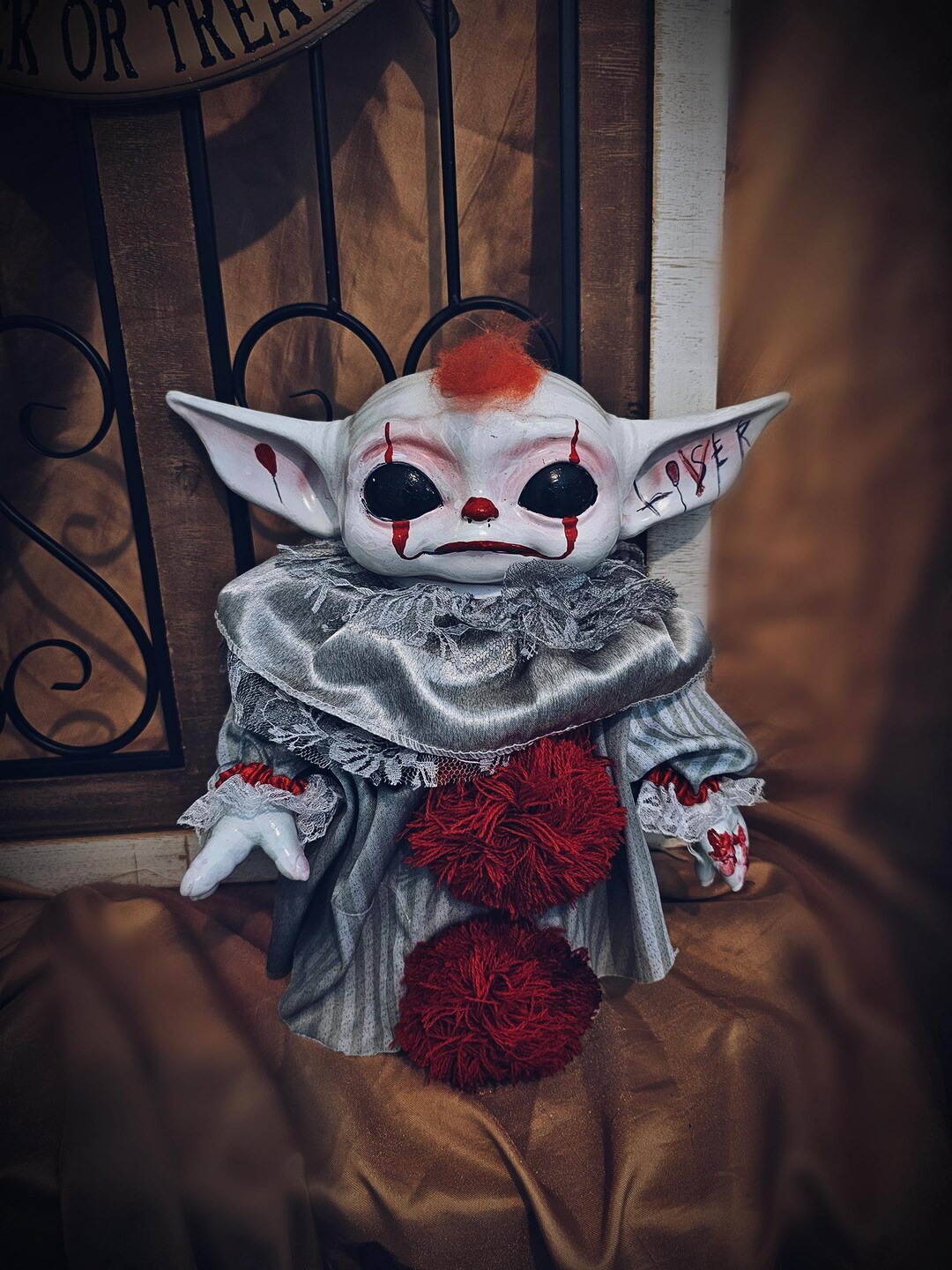 Pennywise It Clown Yoda Doll - Etsy