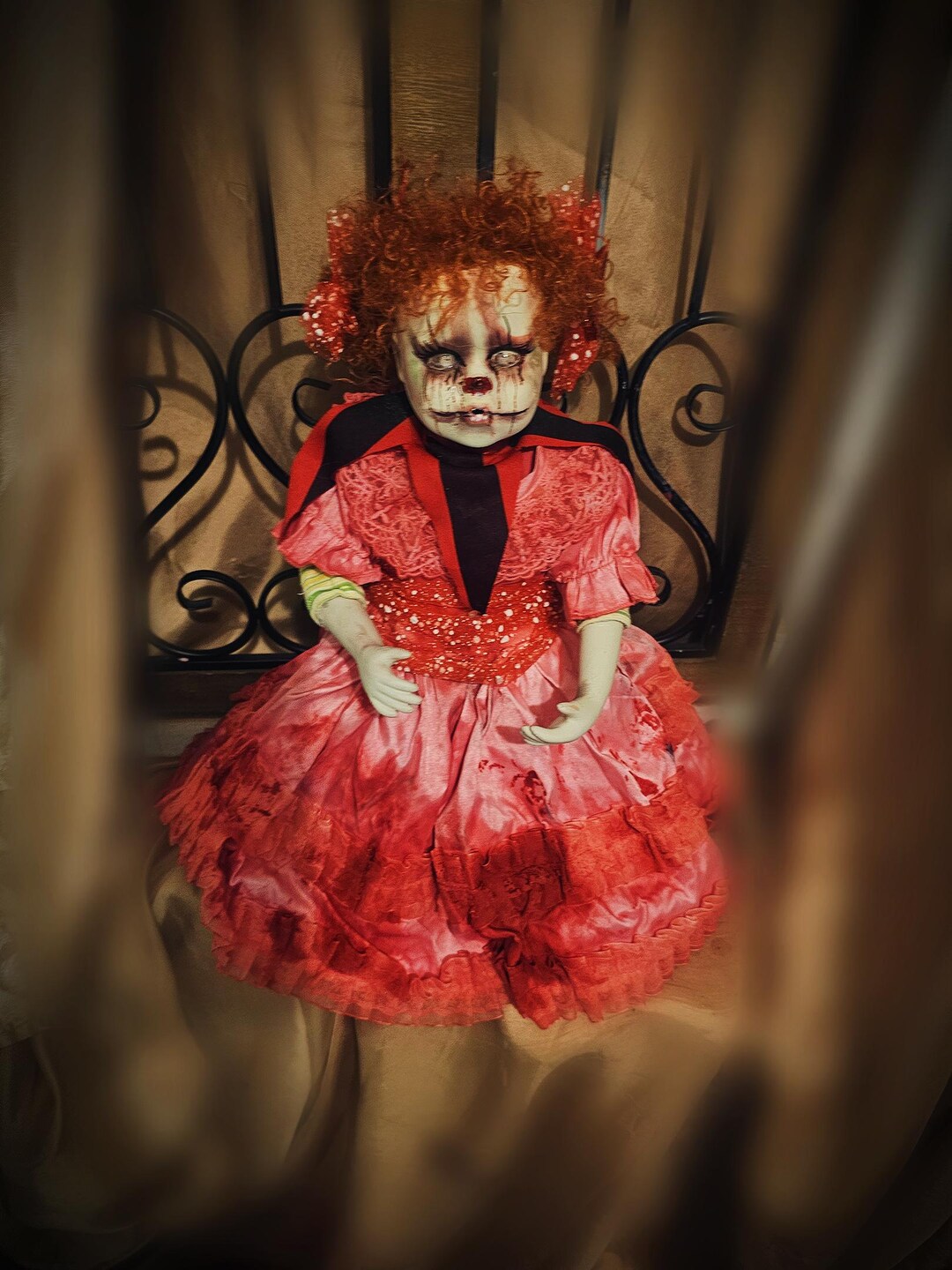 Wild Strawberry Devil Clown Zaphiro Horror Art Doll - Etsy
