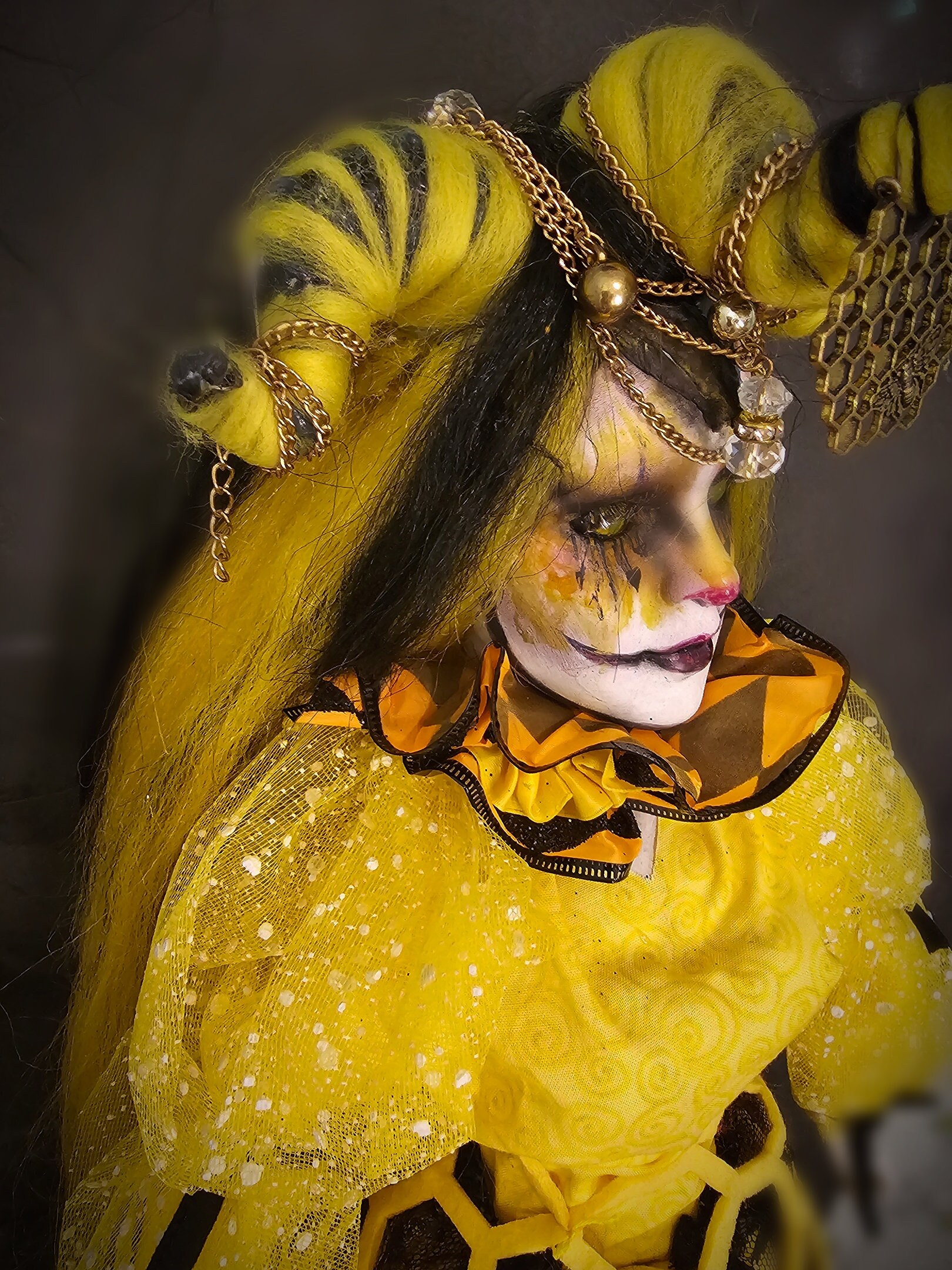 Queen Bee Jester Anastasia Doll - Etsy