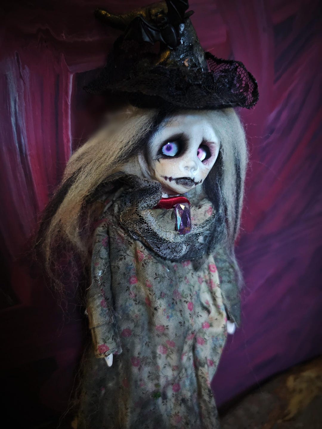 Dara Ghost Balarina Witch Horror Art Doll Decor Black Magic - Etsy