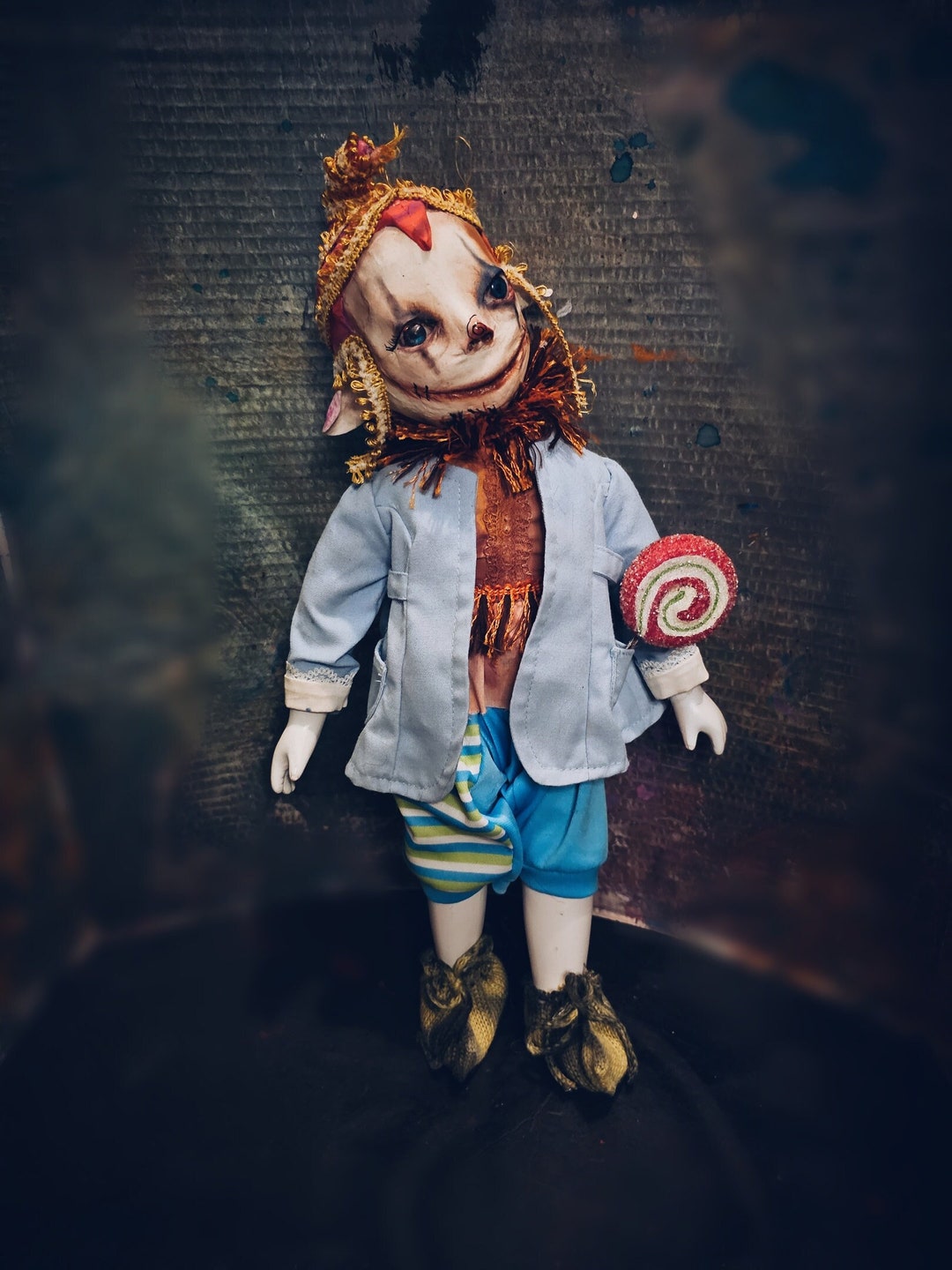 Goth Elf Clown Adrian Doll - Etsy