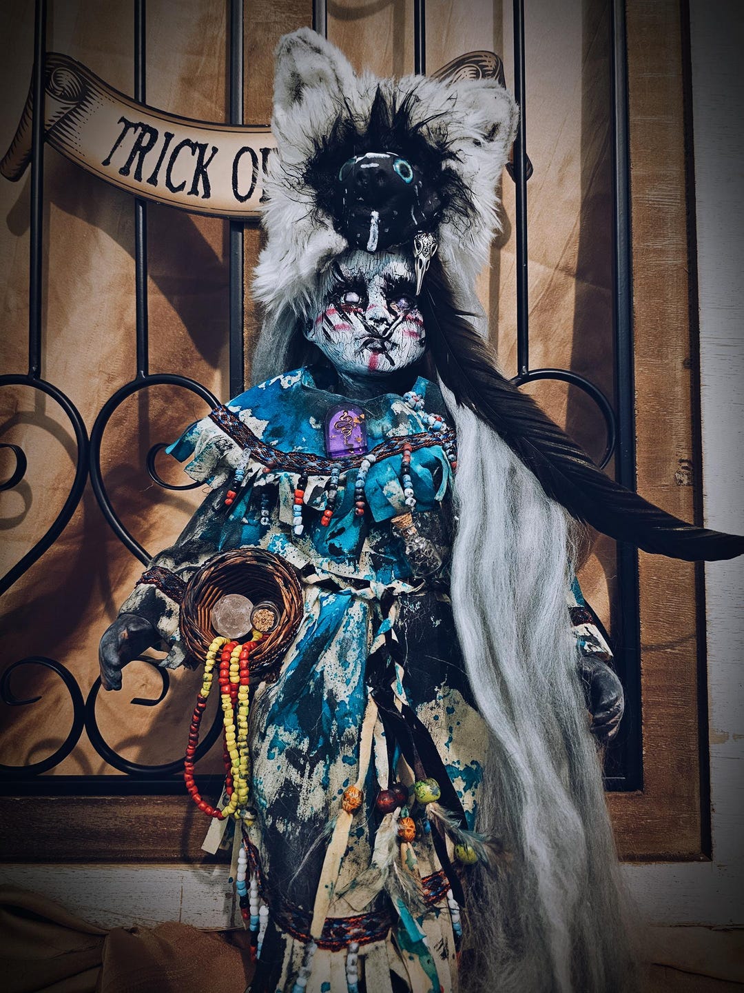 Skill'li shaman-witch Doctor Lexica Tribal Native Doll - Etsy