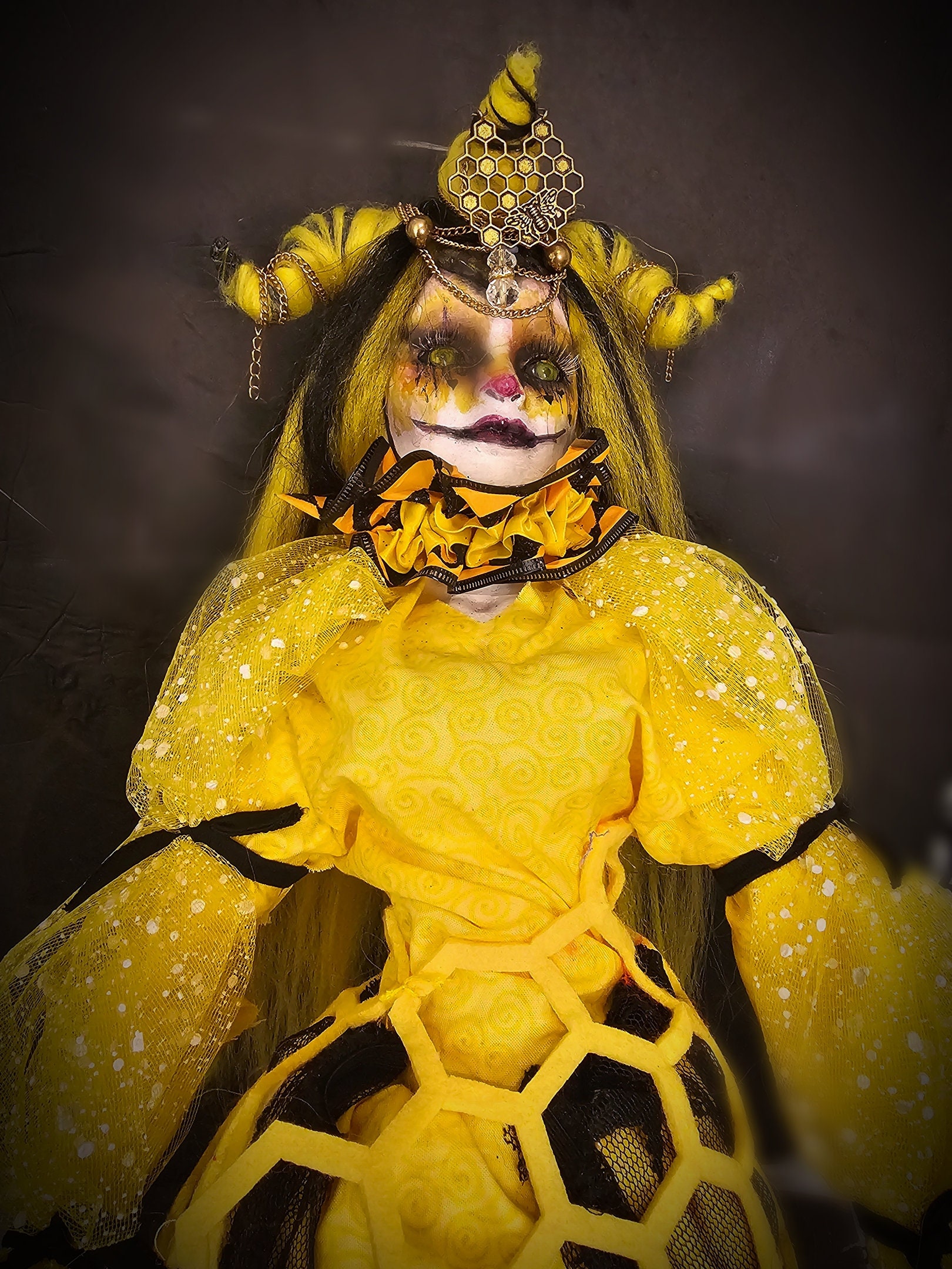 Queen Bee Jester Anastasia Doll - Etsy