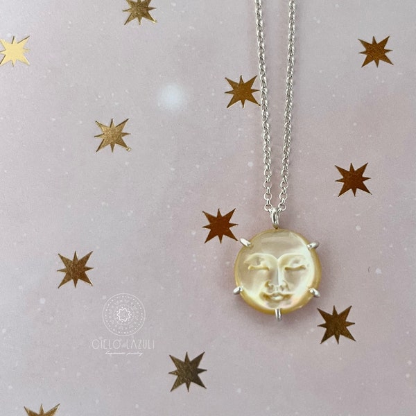 Moon Face - Etsy
