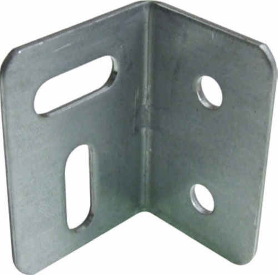 NEW Pk of 10 Steel Angle Brackets 25mm X 27mm X 38mm With Adjust Slot ...