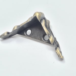 Set of 4 Box Feet Furniture Corner Foot Decoration Ornate Antique ...