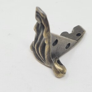 Set of 4 Box Feet Furniture Corner Foot Decoration Ornate Antique ...