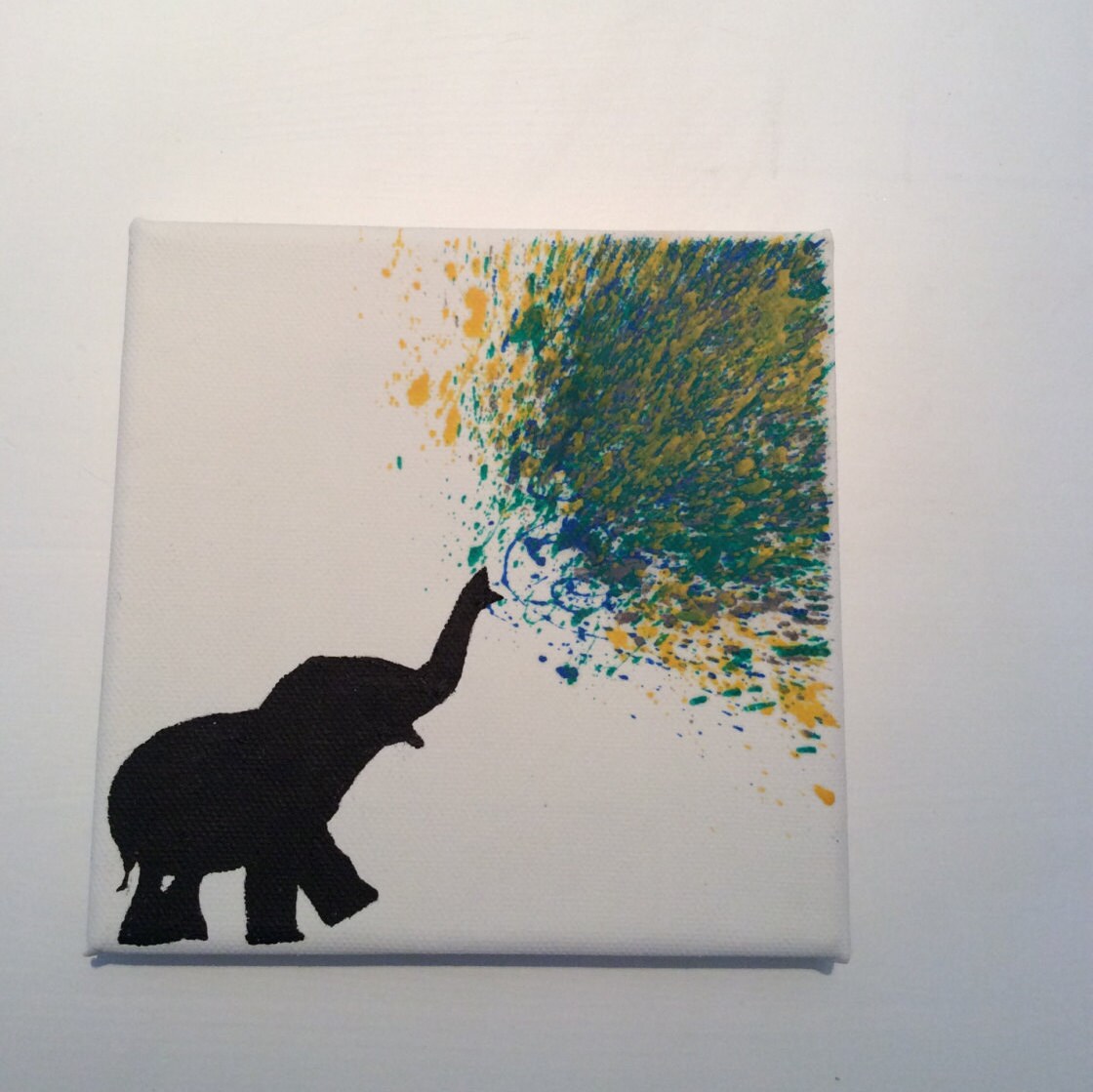 Melted Crayon Art Elephant
