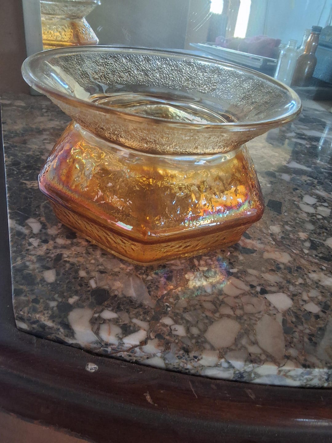 Carnival Glass Spittoon - Etsy