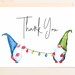 Gingerbread Cookie Thank You Card Holiday Thank You Notes - Etsy