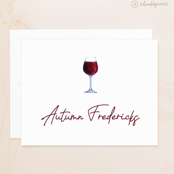Wine Note Cards - Etsy
