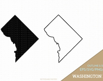 Washington dc svg | Etsy