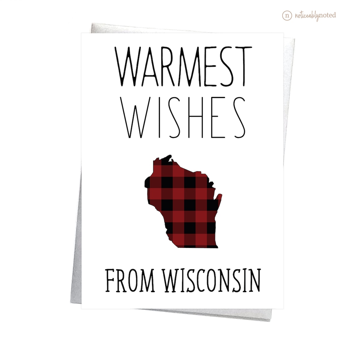 Wisconsin Christmas Cards WI Holiday Cards Christmas Cards - Etsy