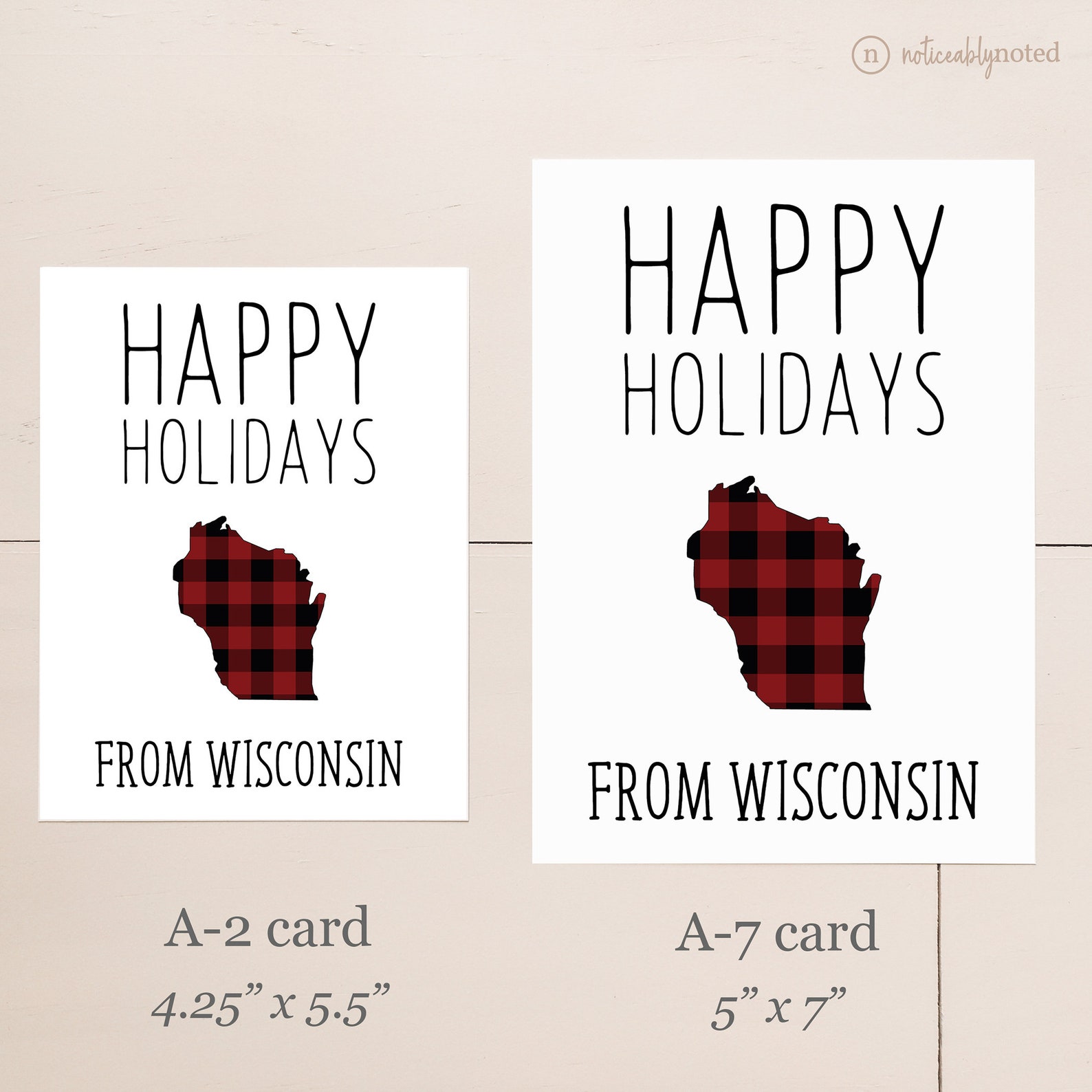 Wisconsin Christmas Cards WI Holiday Cards Christmas Cards - Etsy