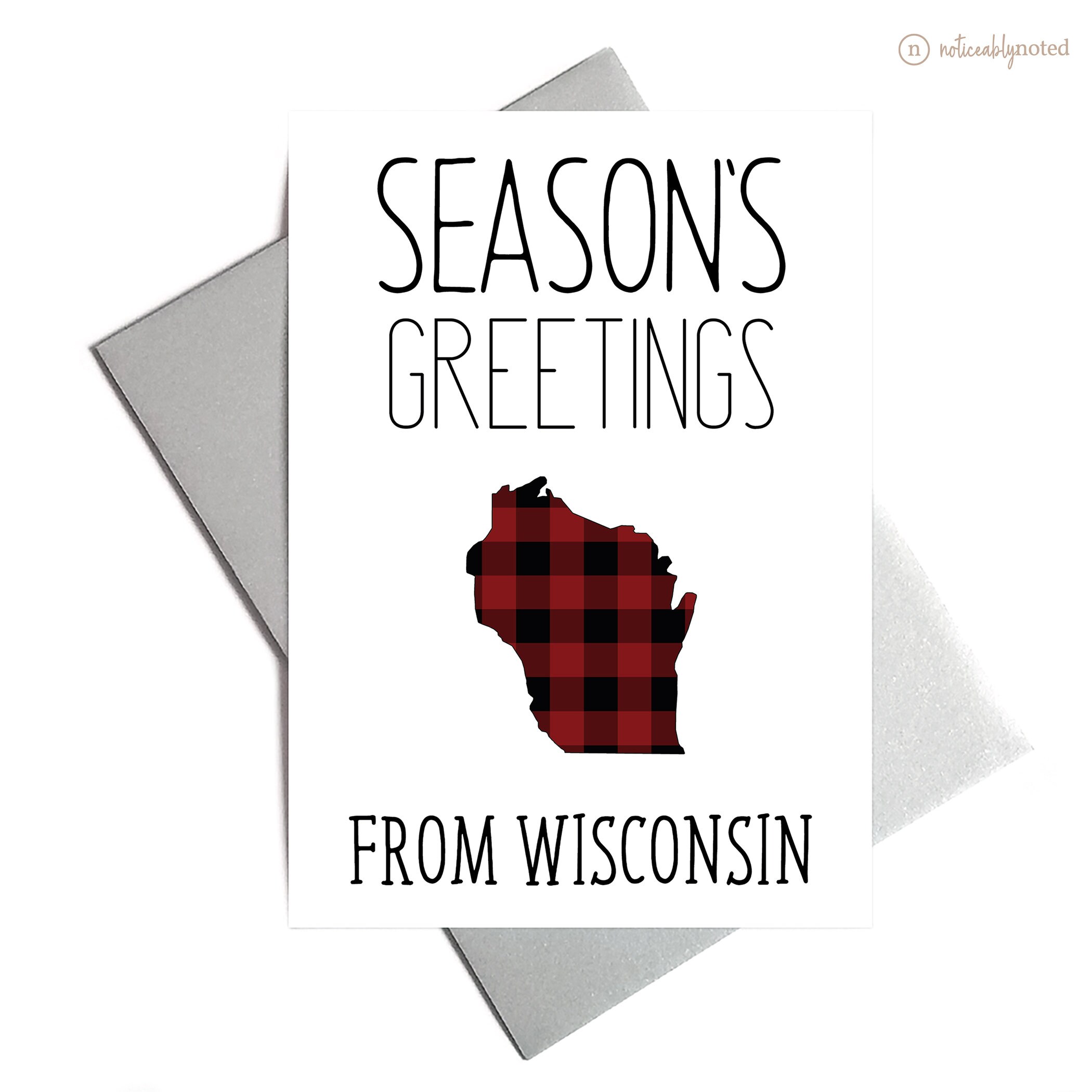 Wisconsin Christmas Cards WI Holiday Cards Christmas Cards - Etsy