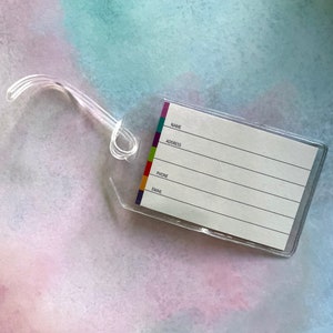 Mermaids With Messages- Clean Oceans Vinyl Luggage Tag - Etsy