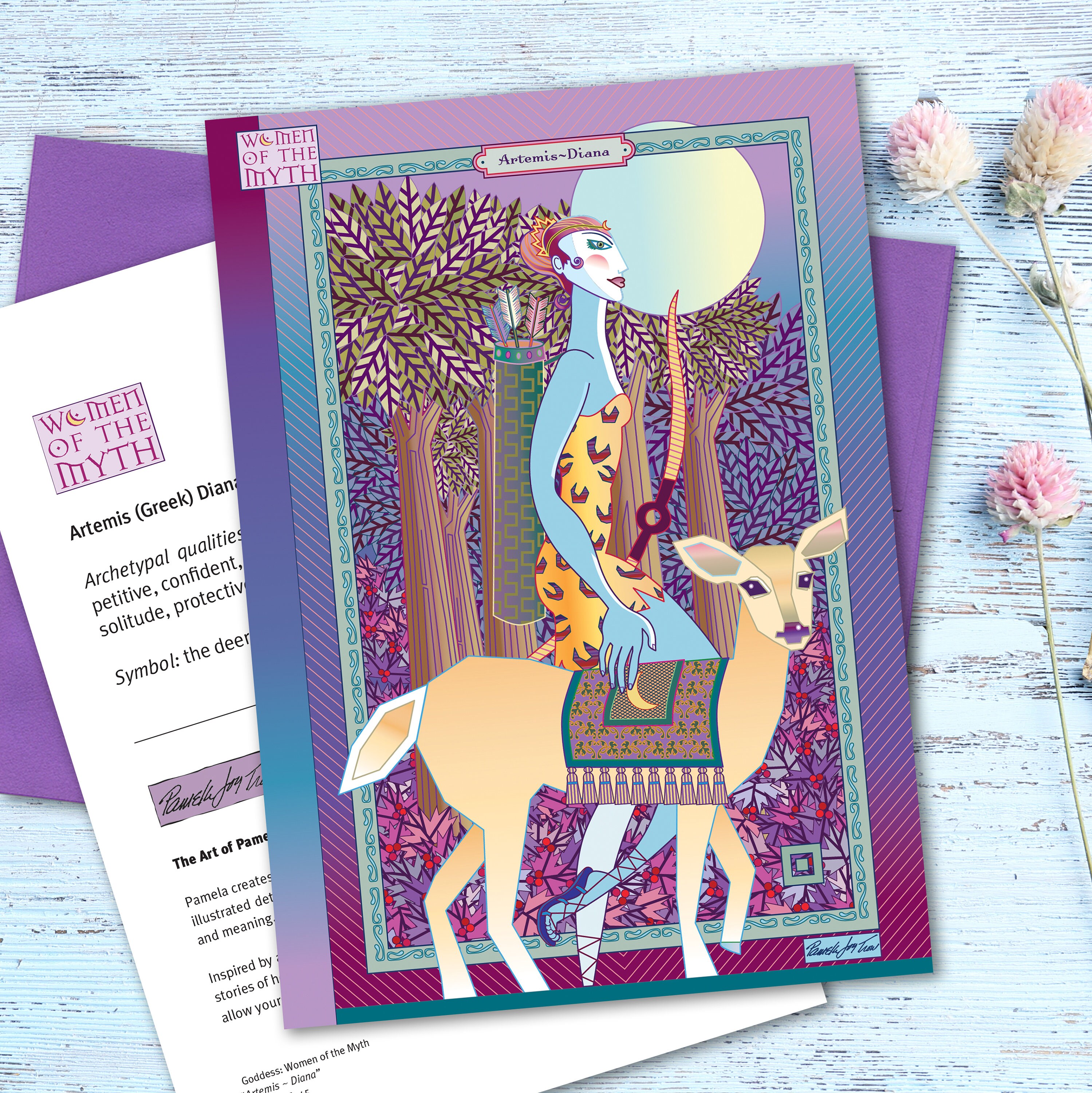 Goddess Demeter Ceres, Goddess of the Harvest Greeting Card 5x7 - Etsy