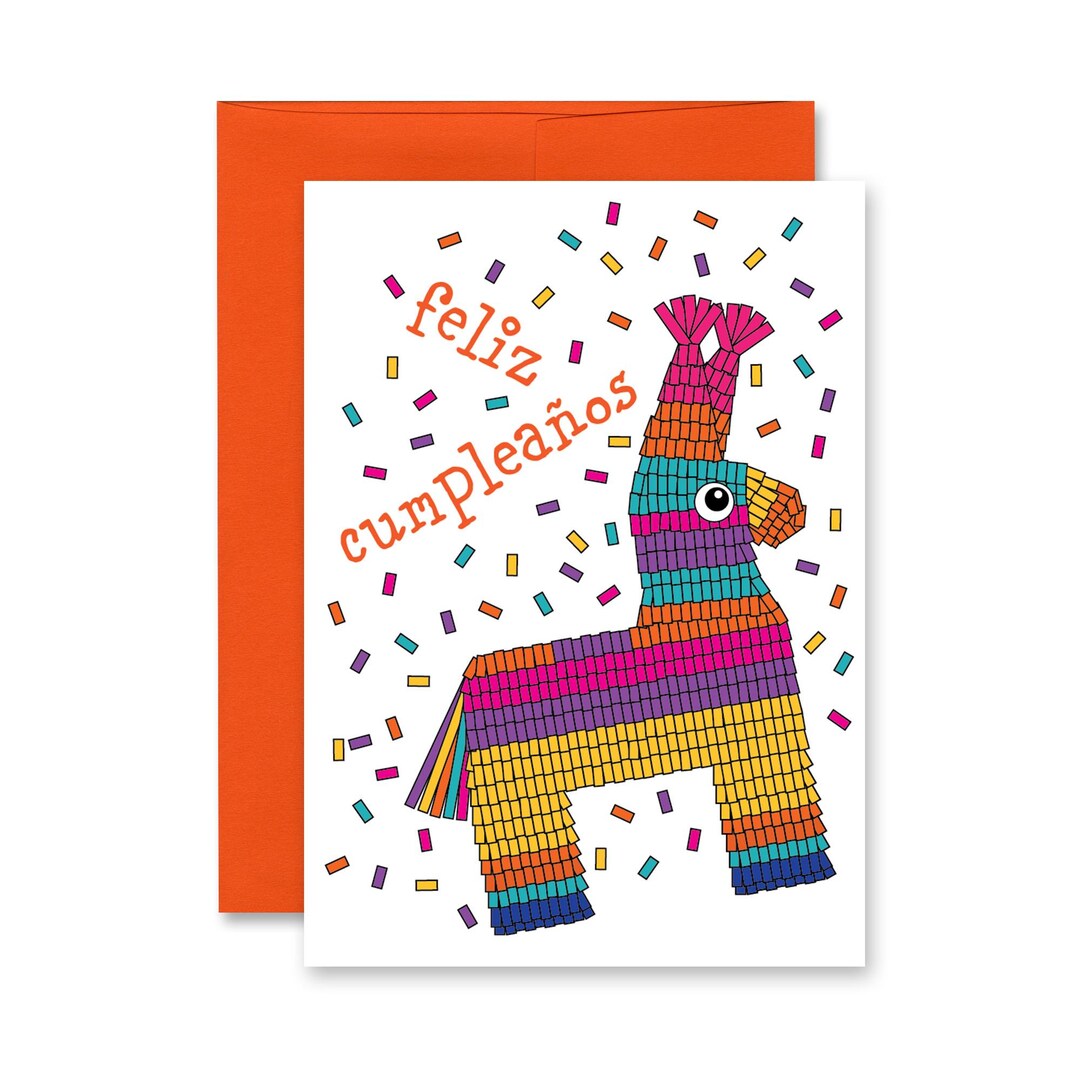 Feliz Cumpleaños Spanish-speaking Happy Birthday Card - Etsy