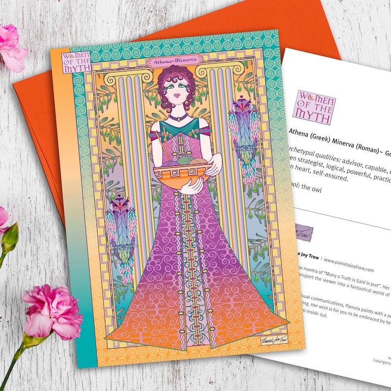 Goddess Demeter Ceres, Goddess of the Harvest Greeting Card 5x7 - Etsy